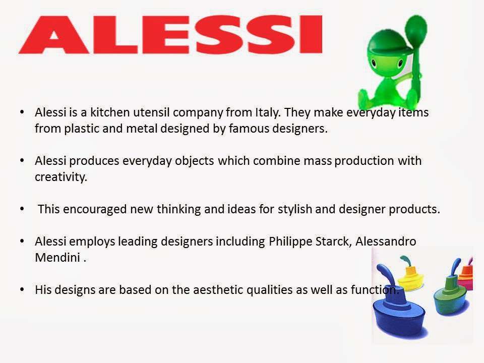 GCSE - Design Movements: Alberto Alessi