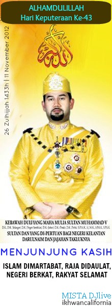 Keputeraan KDYMM Sultan Muhammad V | IkhwanQhalifornia®