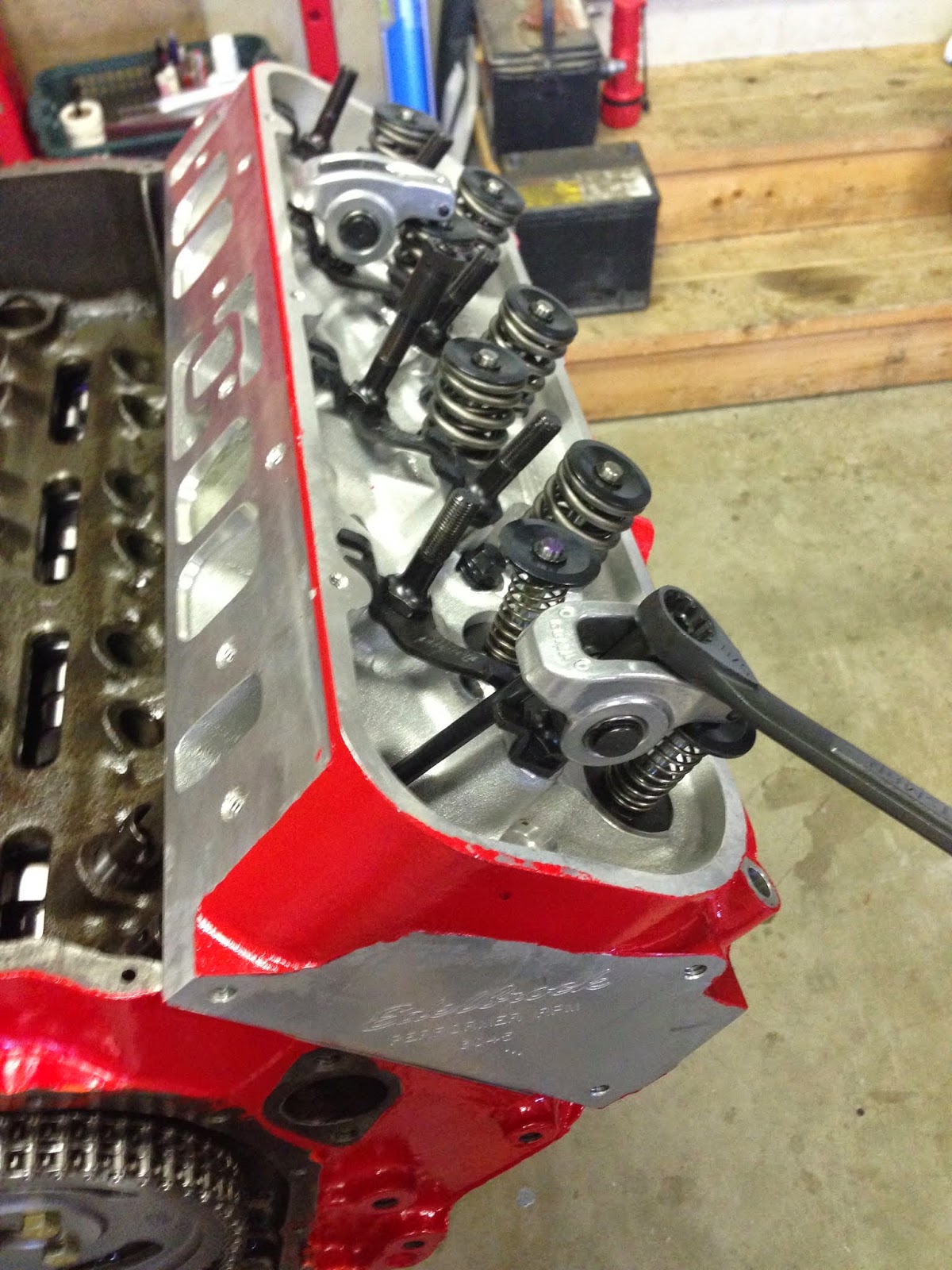 67 Malibu 454 Build: Engine Build Pre-Assembly (pushrod length measurement)