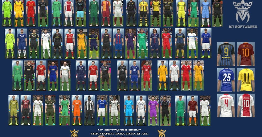 pes-modif: PES 2016 New Kits 2016-17 vol. 2.1 by MT Games 1991
