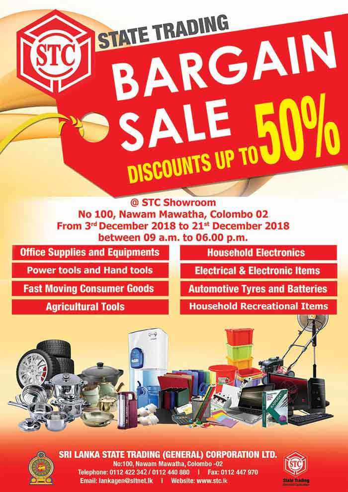 STC | Up to 50% off - Bargain Sale at STC Showroom Colombo 02 ...