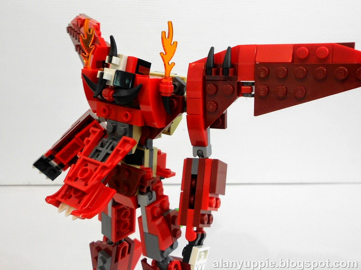 Alanyuppie's LEGO Transformers: LEGO 31032 Alternate Mode: Infernus ...
