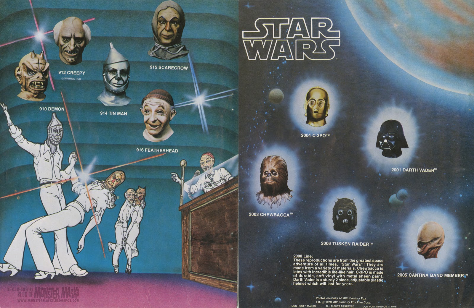 1980 Don Post Studios Catalog | Blood Curdling Blog of Monster Masks