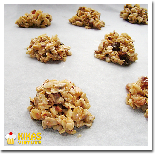 Kikas virtuve: Auzu pārslu cepumi