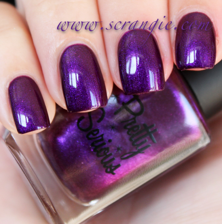 Scrangie: Pretty Serious Cosmetics In The Night Collection Swatches and ...