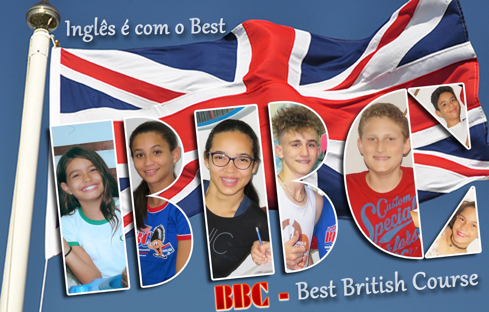 Inglês é com o Best! Best British Course - BBC-Best British Course