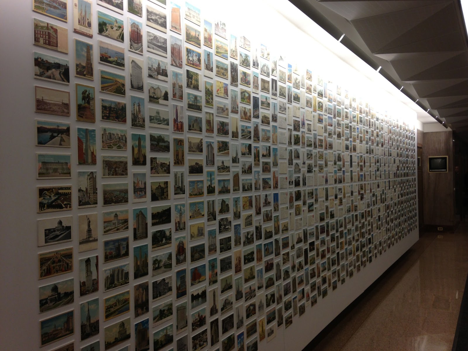 Best Postcard Display Ever - Google NYC Office