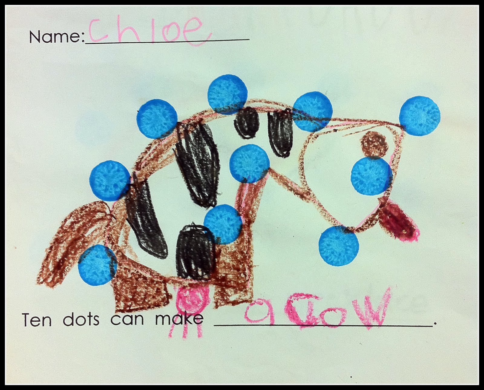 The Kindergarten Teacher: Ten Black Dots