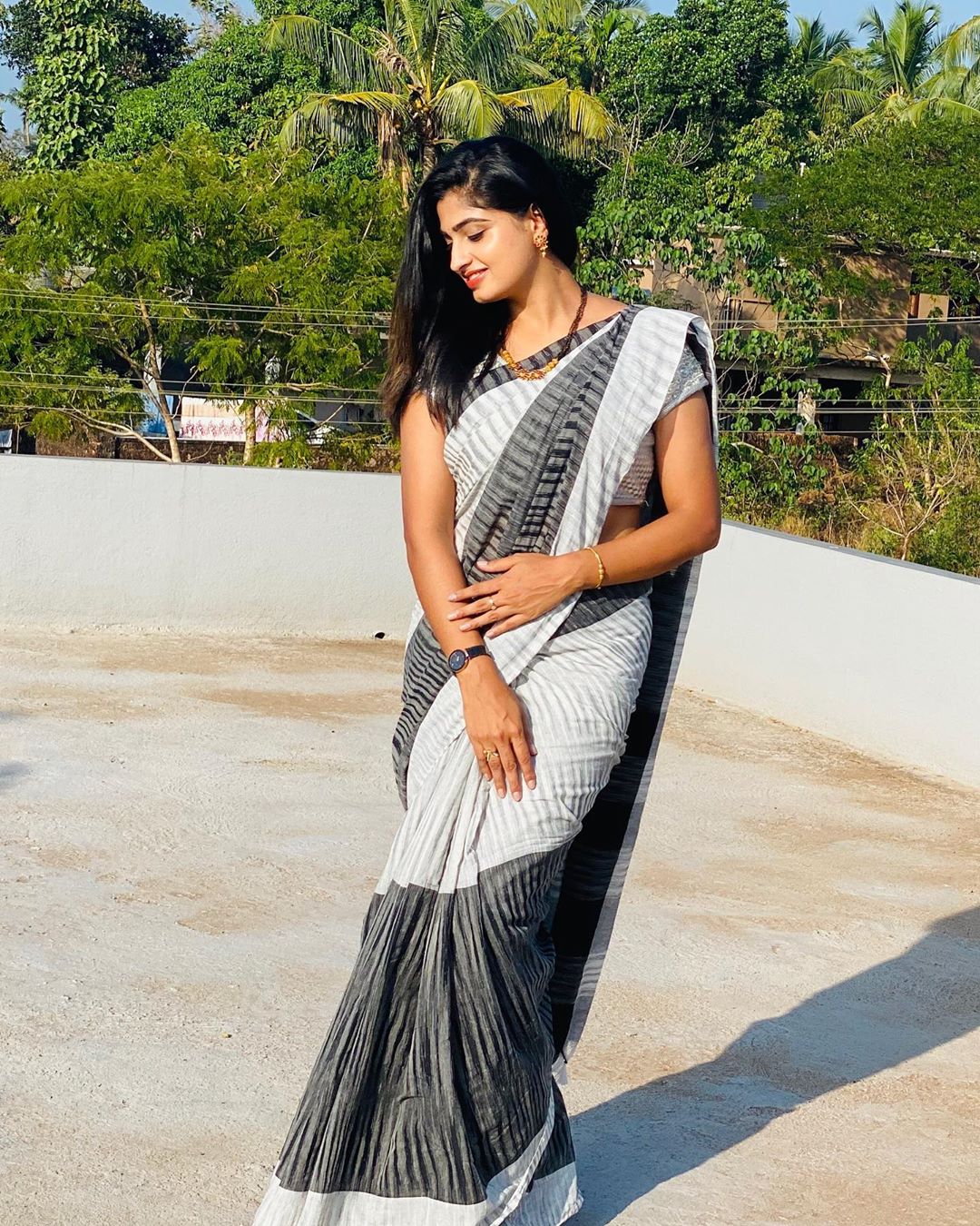 Telugu TV actress Chaitra Rai Stunning New Gallery HD