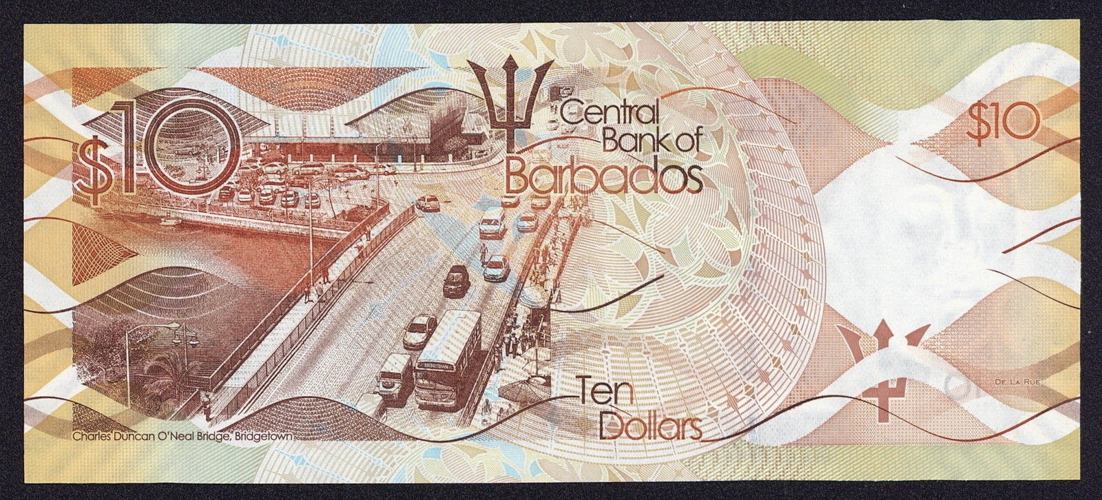 Barbados 10 Dollars banknote 2013 Charles Duncan O'Neal|World Banknotes ...