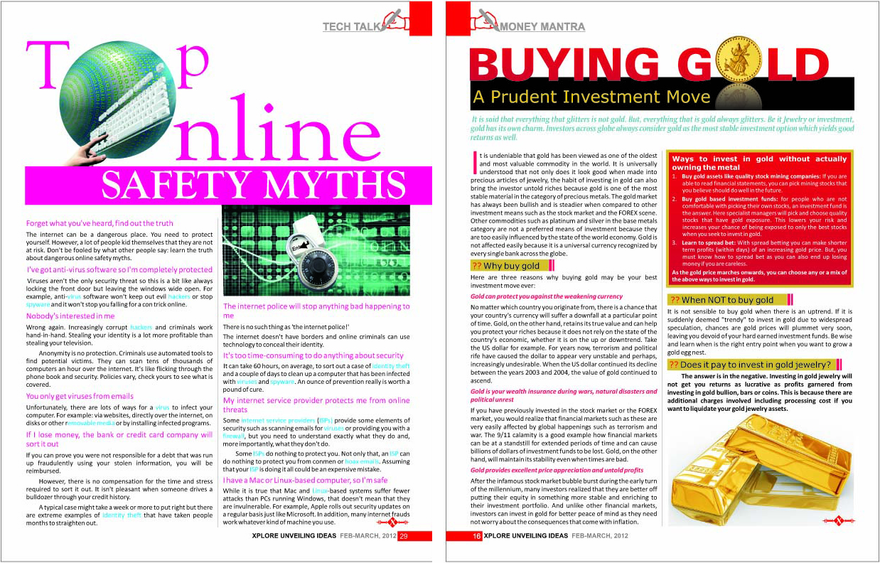 Sharafat Ali Portfolio: Magazine & Book Page Layout