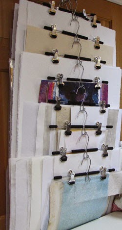 Painting On: Studio organization Part 1: Hanging works on paper