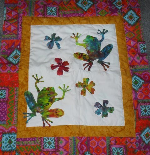 Madame Frog's Craft Blog: Frog Quilt
