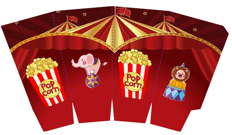 Circus Popcorn Clip Art