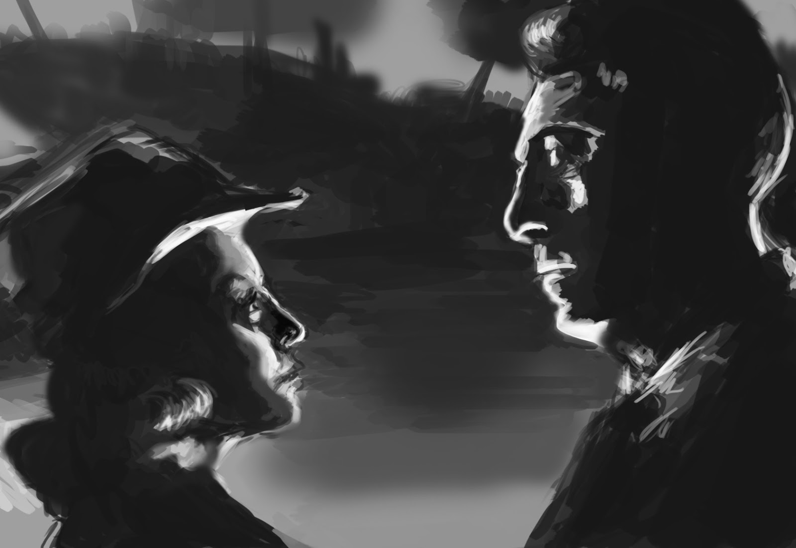 MarksEverywhere: FIlm Noir Speed Paintings