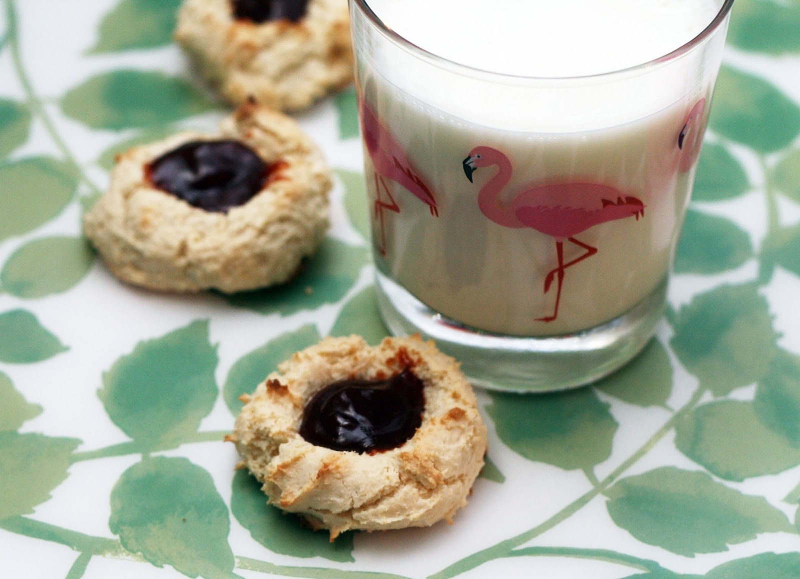 Guava Cream Cheese Thumbprint Cookies – Coconut & Lime