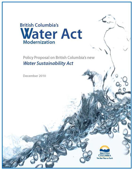 Partnership for Water Sustainability in BC: Moving Towards Water ...