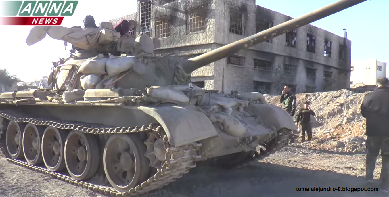 Historia y tecnología militar: T-55 en Siria