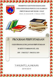 Download Program Kerja Perpustakaan Sekolah SD,SMP,SMA Terbaru - Arsip ...