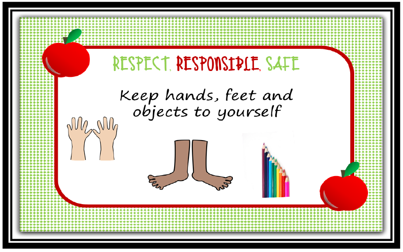 Keep Hands And Feet To Yourself Clipart