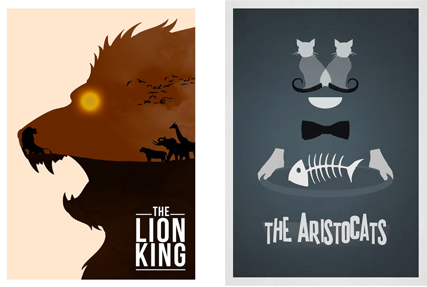 Minimalist posters of classic disney films | Oh yes I am