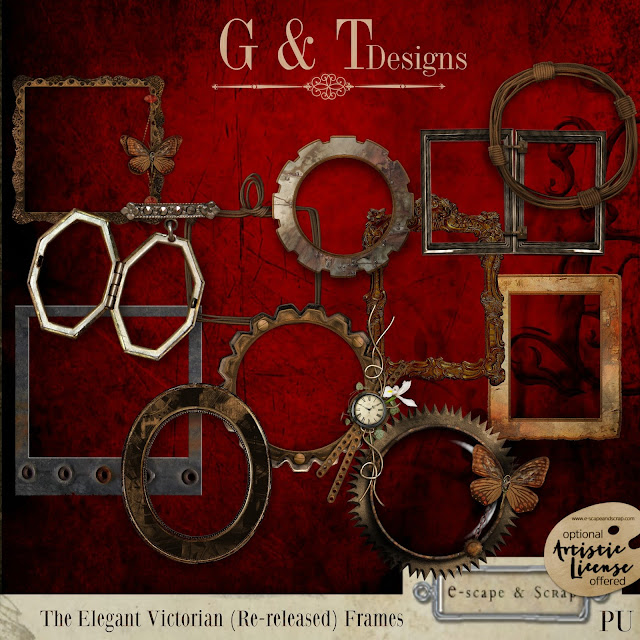 E-scape and Scrap: G&T Designs - The Elegant Victorian (re-release ...