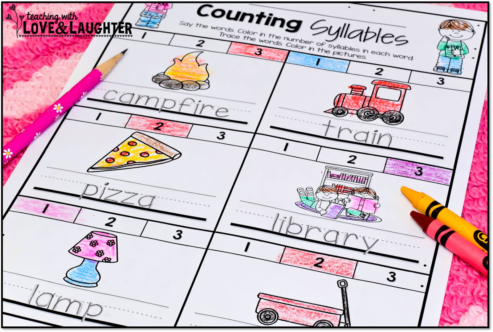 Teaching With Love and Laughter: Kindergarten Literacy Activities