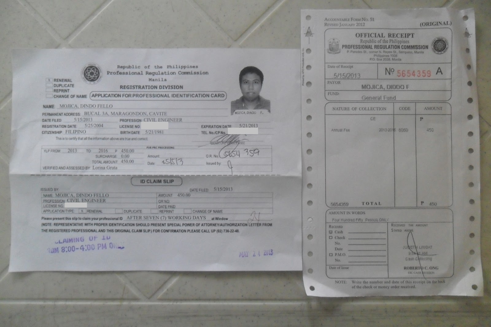 Ang Pananaw ng Isang Simpleng Inhinyero: HOW TO RENEW YOUR PRC CIVIL ...