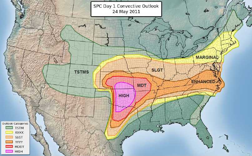 MWN Blog: Storm Prediction Center revises severe weather outlook categories