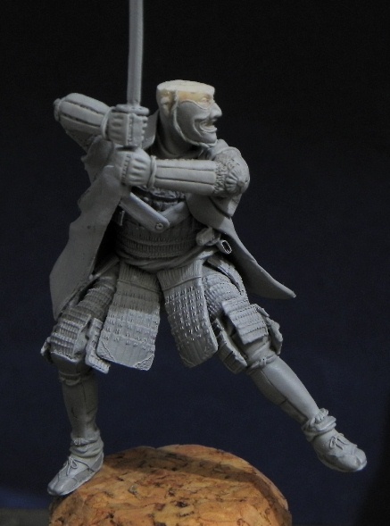 Los Figureros: Samurai - escultura original Mauro Faustino Barbosa 54mm