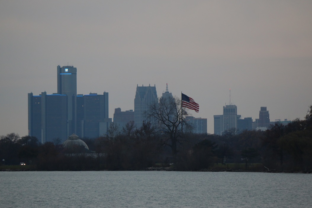 Michigan Exposures: Two Views of the Detroit Skyline