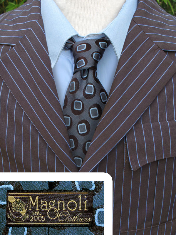 Making My Tennant Suit: Replica Giorgio Armani Tie - Magnoli Second ...