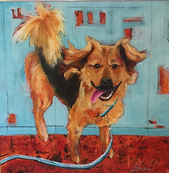 Contemporary Artists of North Carolina: Pet Portrait, Dog Painting ...