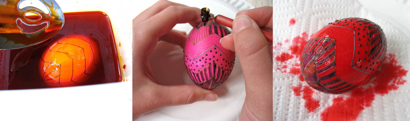 capers and crayons: Egg stravaganza - Three ways to decorate your eggs!