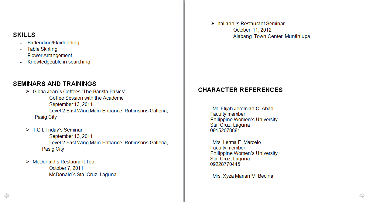 Personal Backgrond: Personal Background