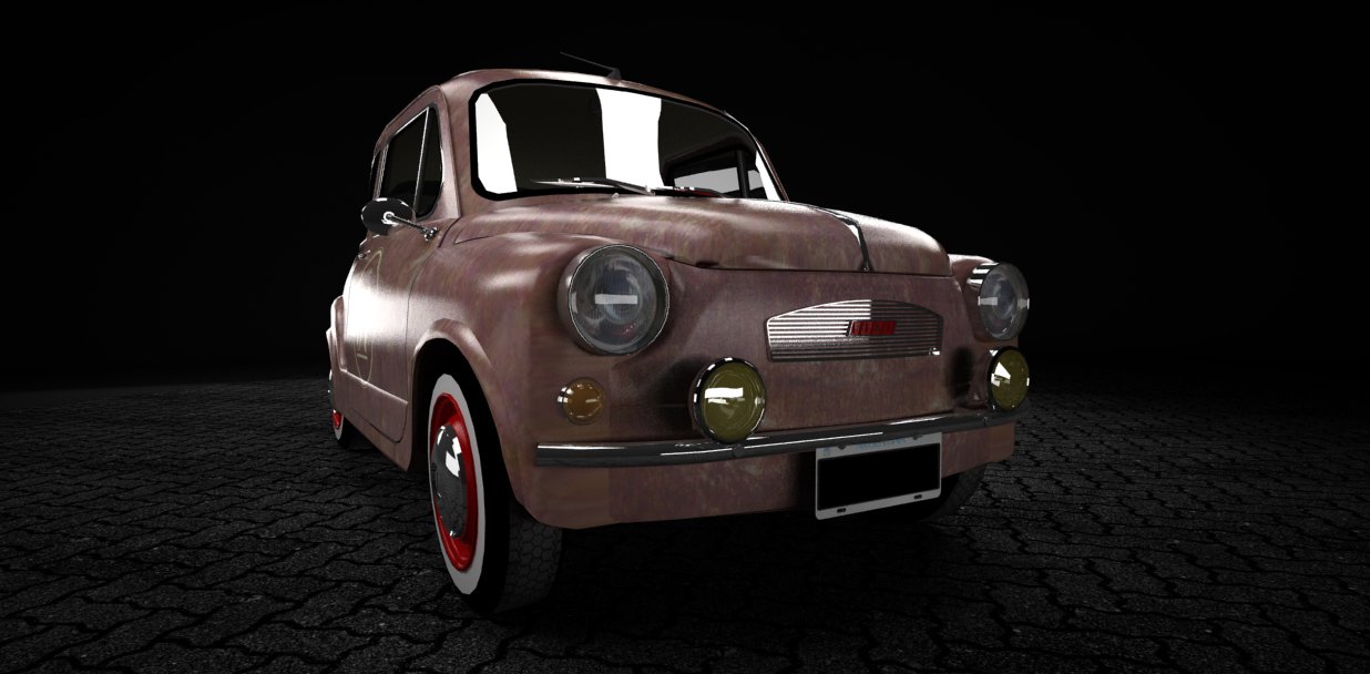 Mis Vehiculos 3D: Fiat 600 - Rat Rod