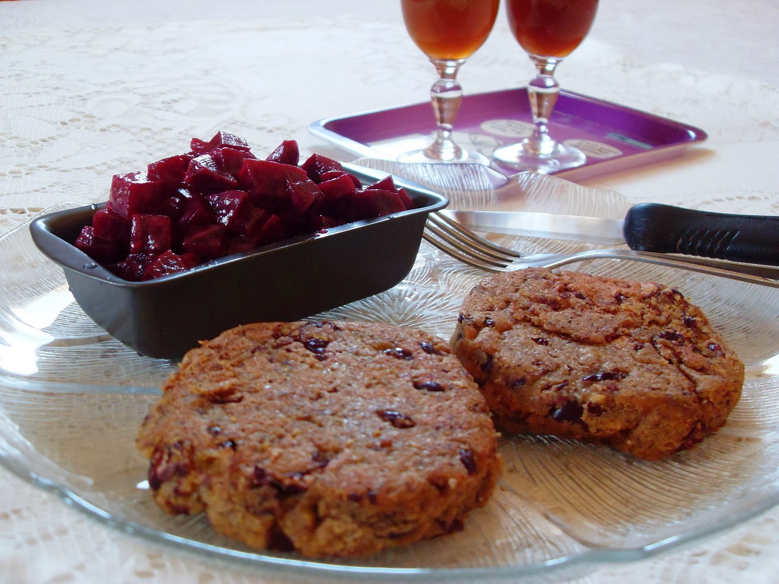 Ma Cuisine Végétalienne: Steaks d'haricots rouges et de semoule maïs ...