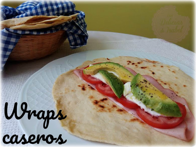 Wraps caseros rellenos | Las Delicias de Isabel