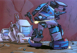 mundo transformer: Jazz, en teoría el segundo al mando.