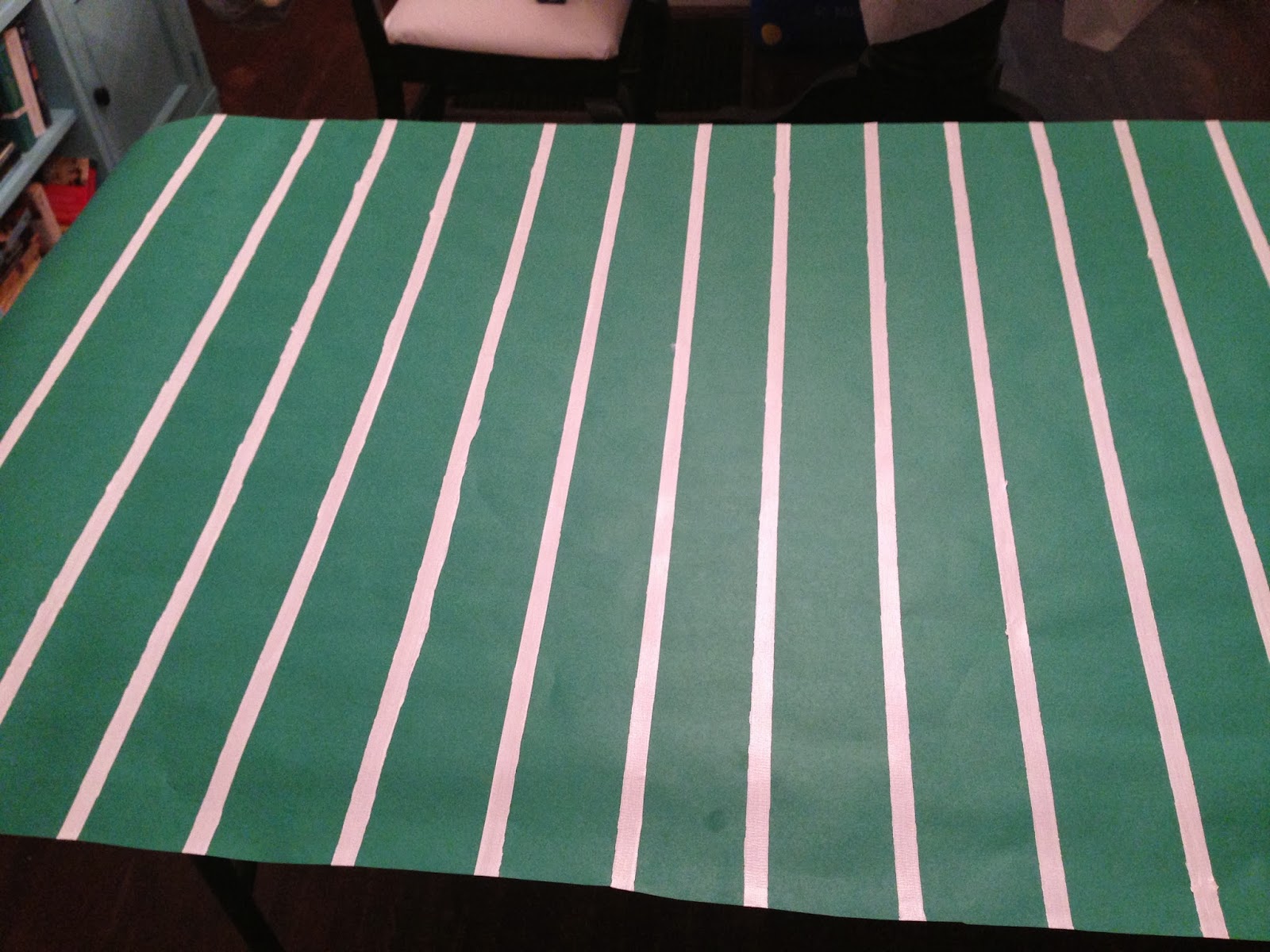 The Bees Times Three: Tailgating Football Field Tablecloth