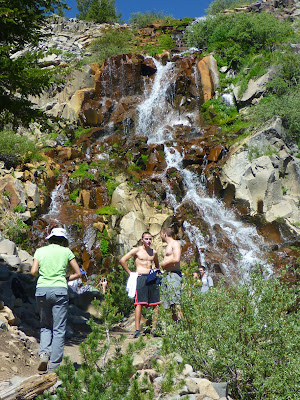 Trailing Ahead: Tamarack Peak Waterfall at Galena Creek's upper end