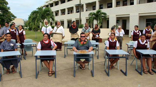 Thomsons In Tonga: Tonga High School Furniture and Launch of Turbo Touch