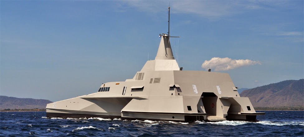 tarunalaut.blogspot.com: Kapal Perang Siluman (Stealth) X3K Trimaran ...