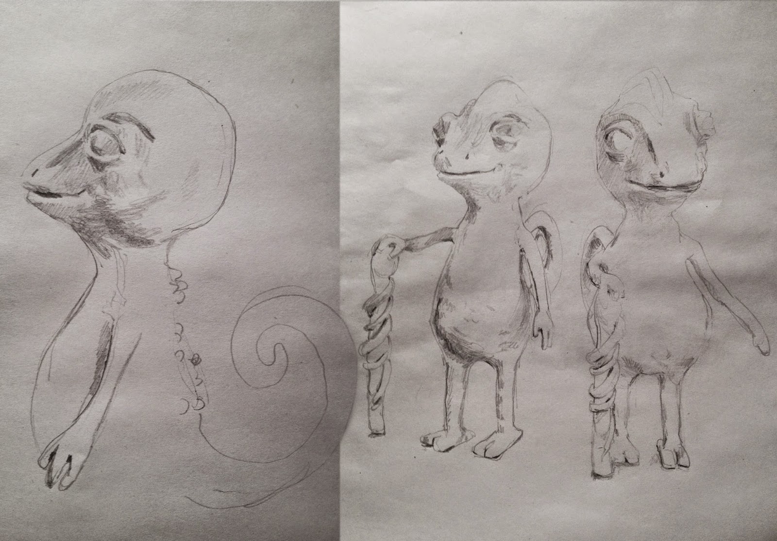 MA drawing for Concept Artists Research & Development: Clay model ...