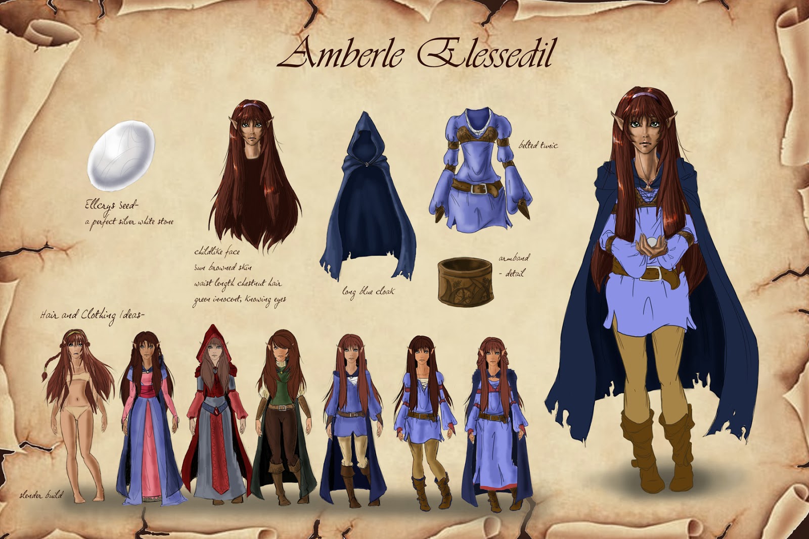 Evie's Art Blog: Character Concepts - World of Shannara