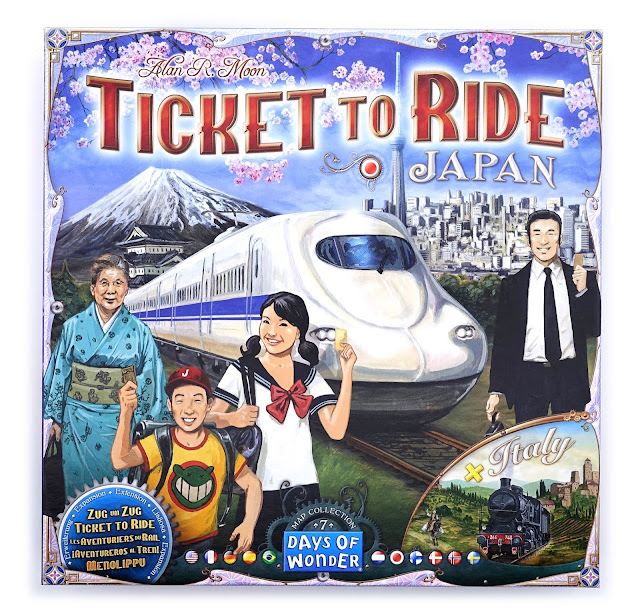 BoardSheep 小羊桌遊報: 【桌遊開箱報】Ticket To Ride Japan & Italy 鐵道任務 地圖擴充 日本與義大利 ...
