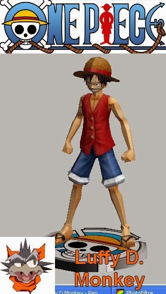 One Piece - Monkey D Luffy Papercraft | Papercraft Paradise ...