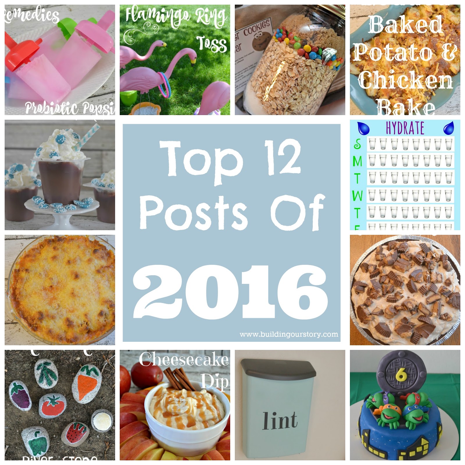 Top 12 Posts of 2016 - Building Our Story