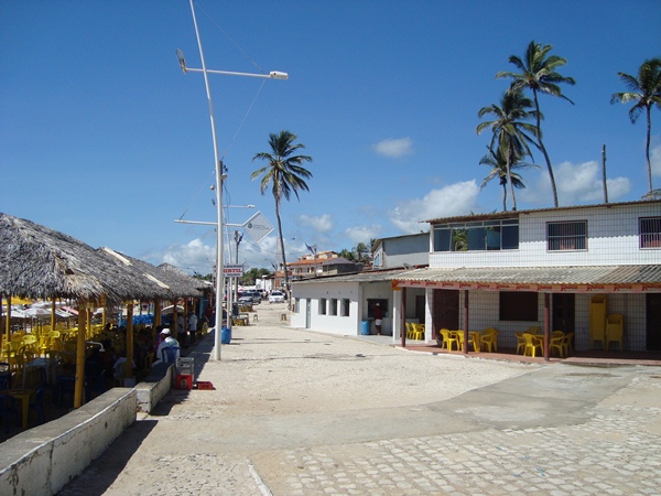 Apesar da demanda pelos turistas ser bem menos intensa do que em Canoa ...