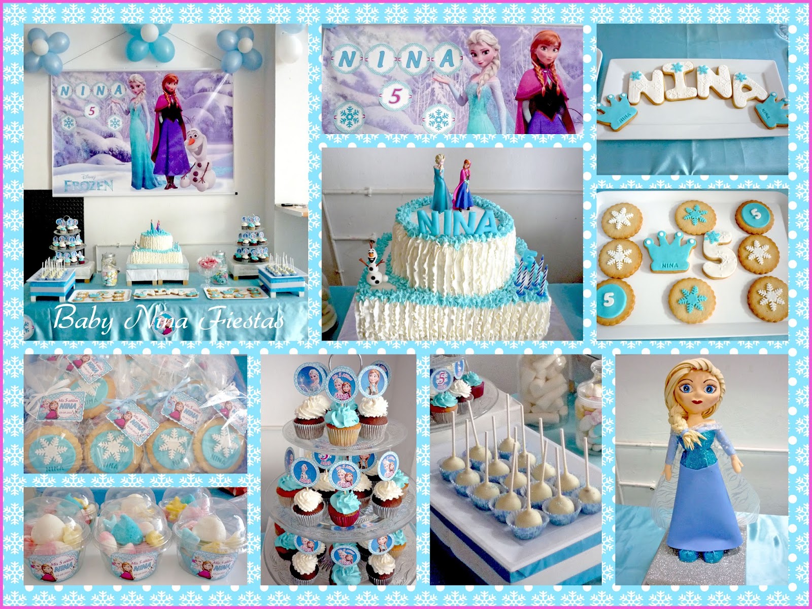 Baby Nina Fiestas: Fiesta temática Frozen para nuestra princesa Nina ...